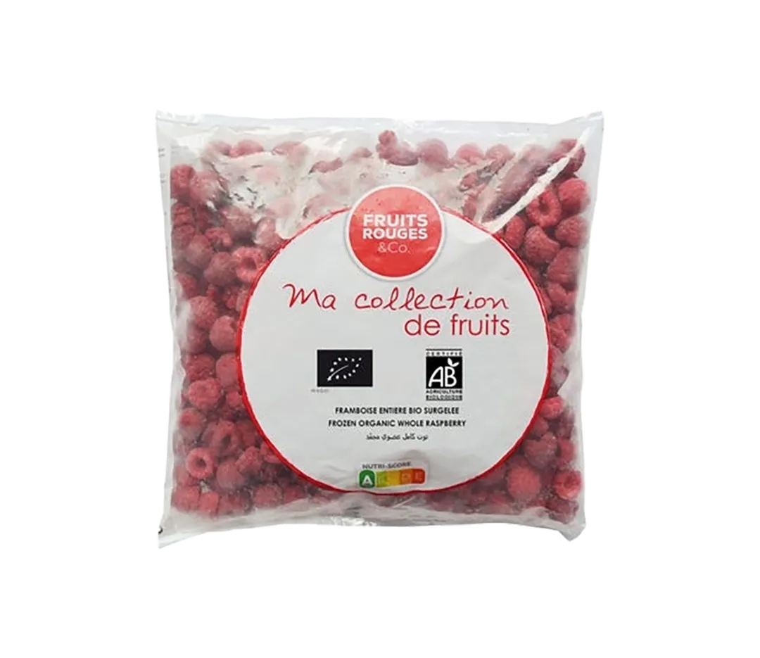 Fuseau - Framboise entière surgelée bio - 10kg